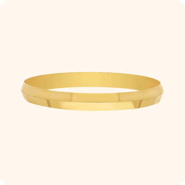 Classic Gold Edge Kada – DK Jewellers